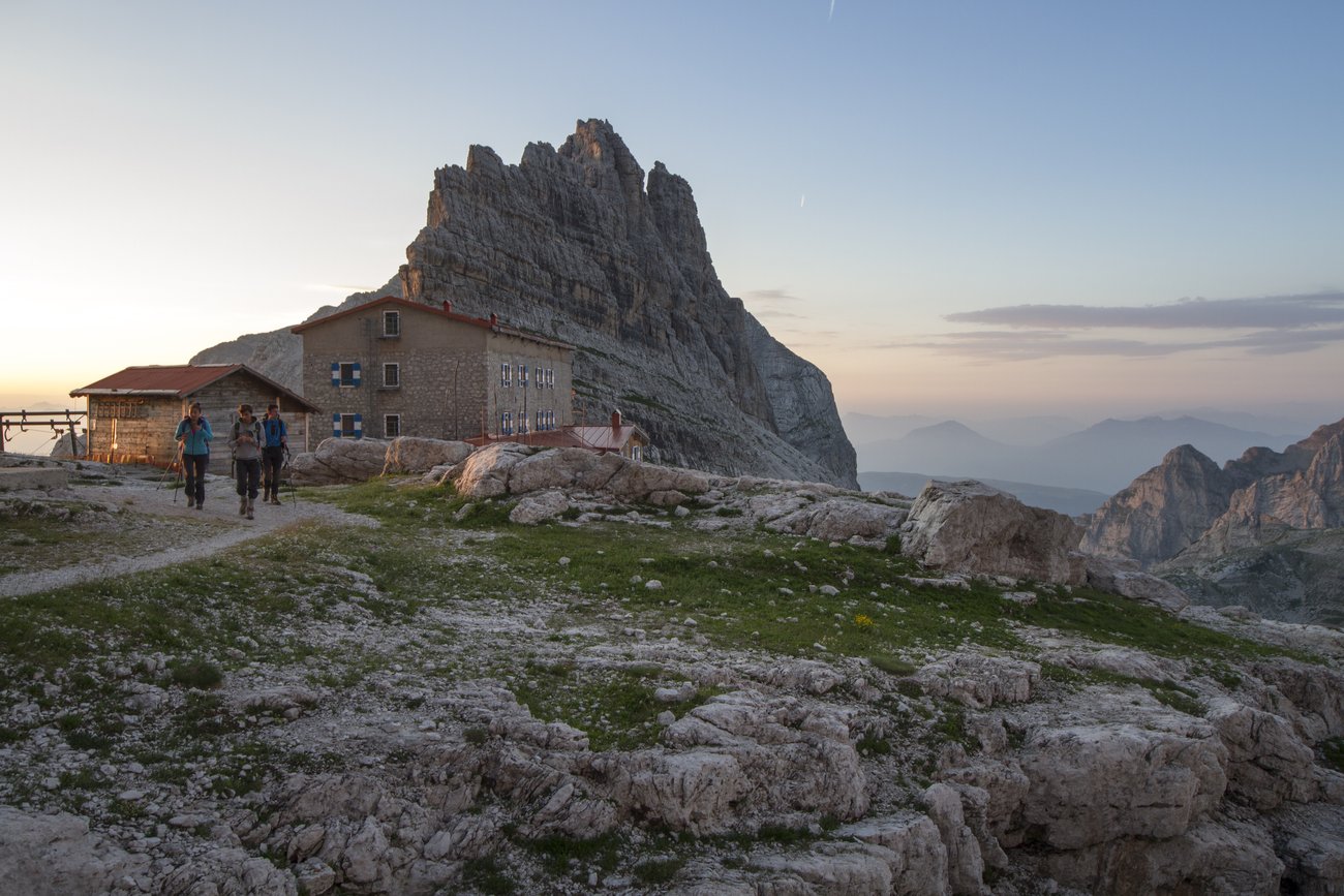 Via Ferrata Bocchette in the Brenta Dolomites - hut to hut guided trek
