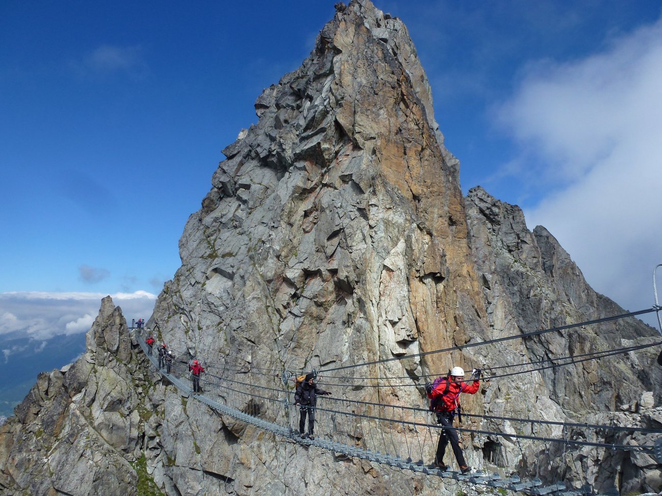 Adamello hiking tour through glaciers and World War trails