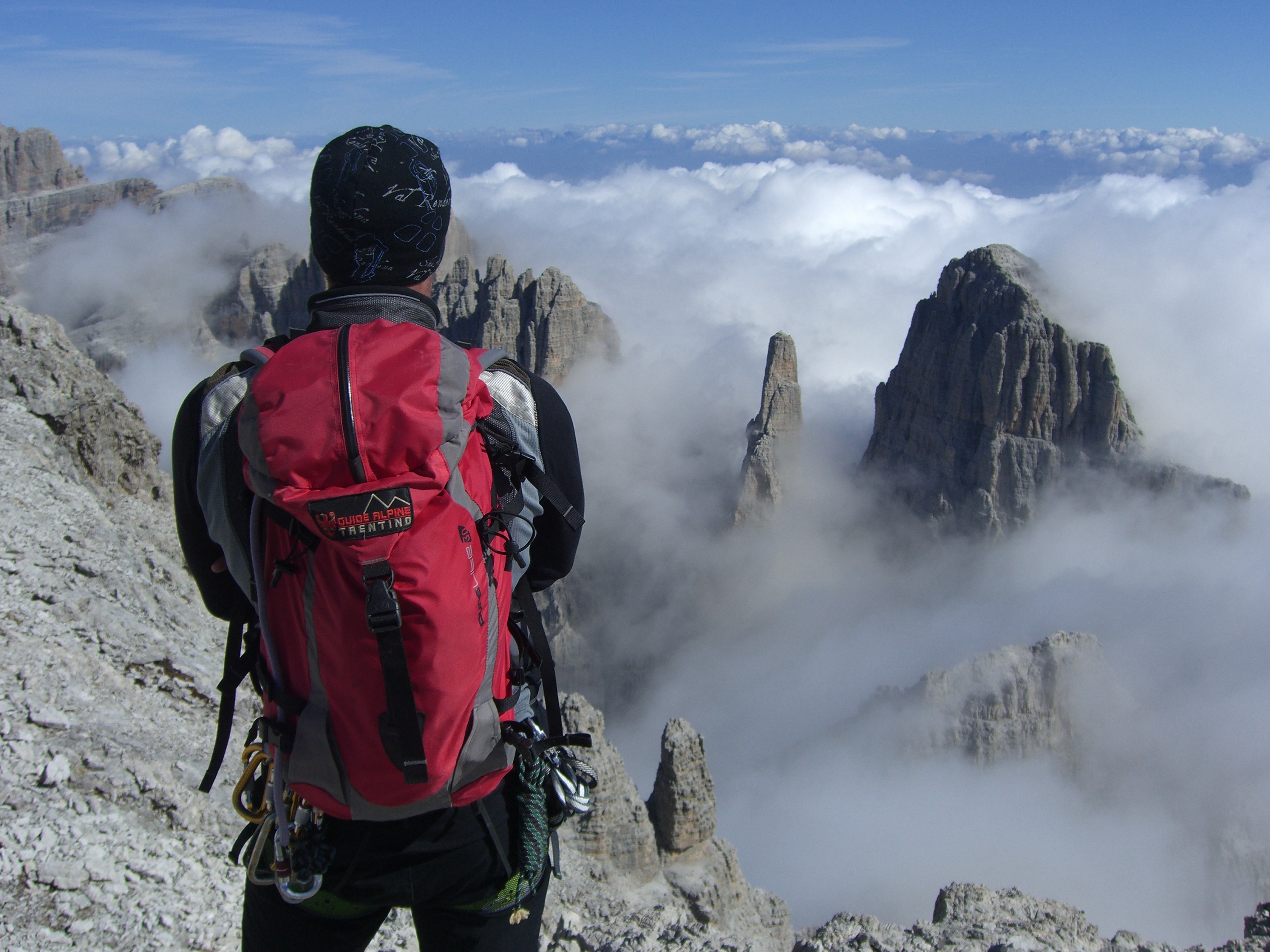 Via ferrata Bocchette Centrali nelle Dolomiti di Brenta
